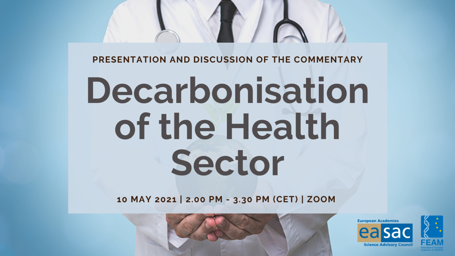Webinar: Decarbonisation of the Health Sector – 10th May 2021 | FEAM